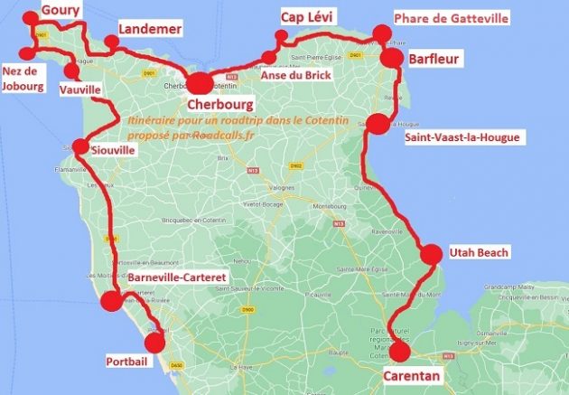 Visiter le Cotentin en voiture : itinéraire détaillé